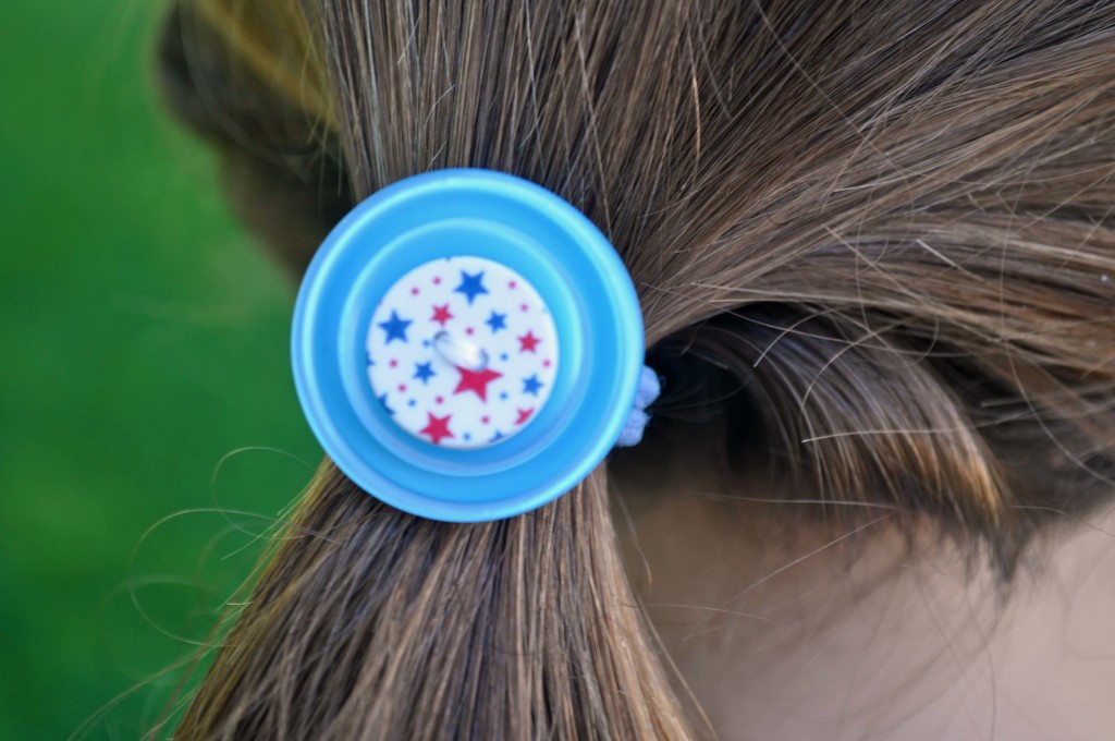 Button Hair Accessories