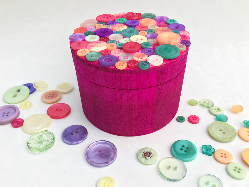Craft a Wood Trinket Box with Button Lid