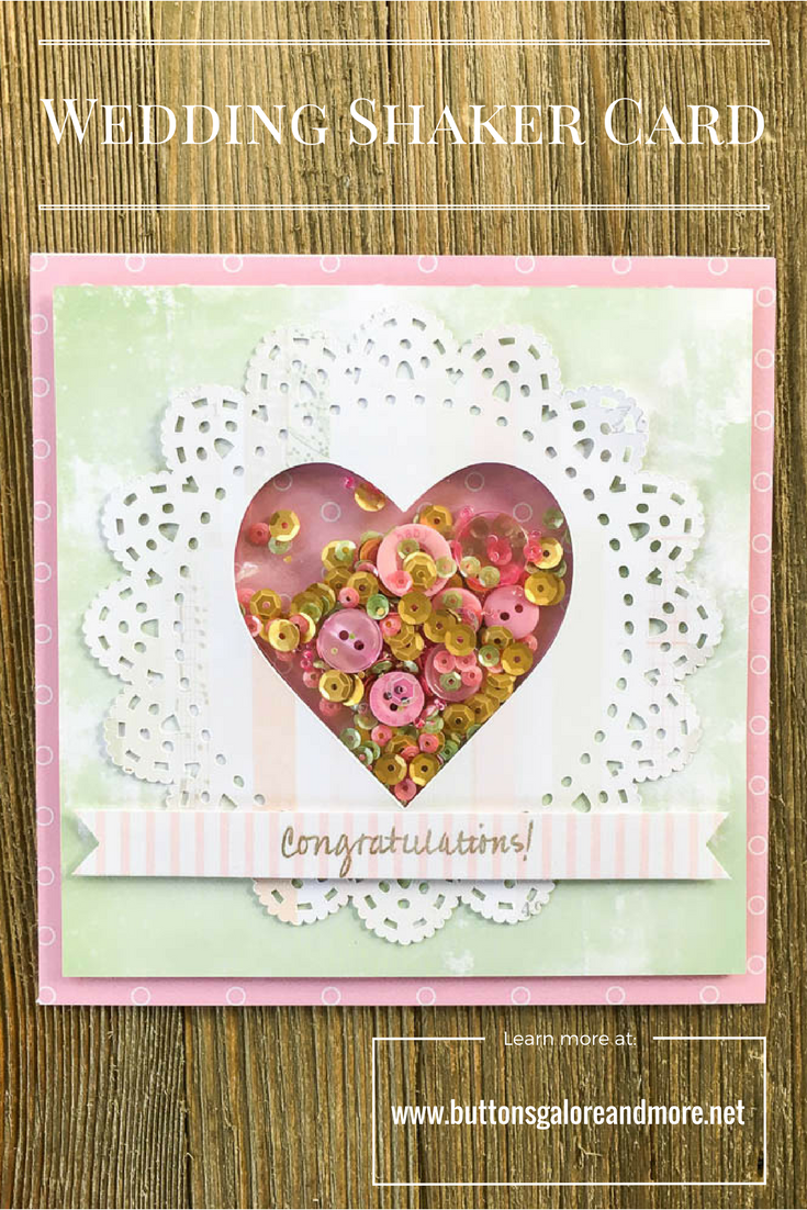 Celebrate True Love with a Wedding Shaker Card!