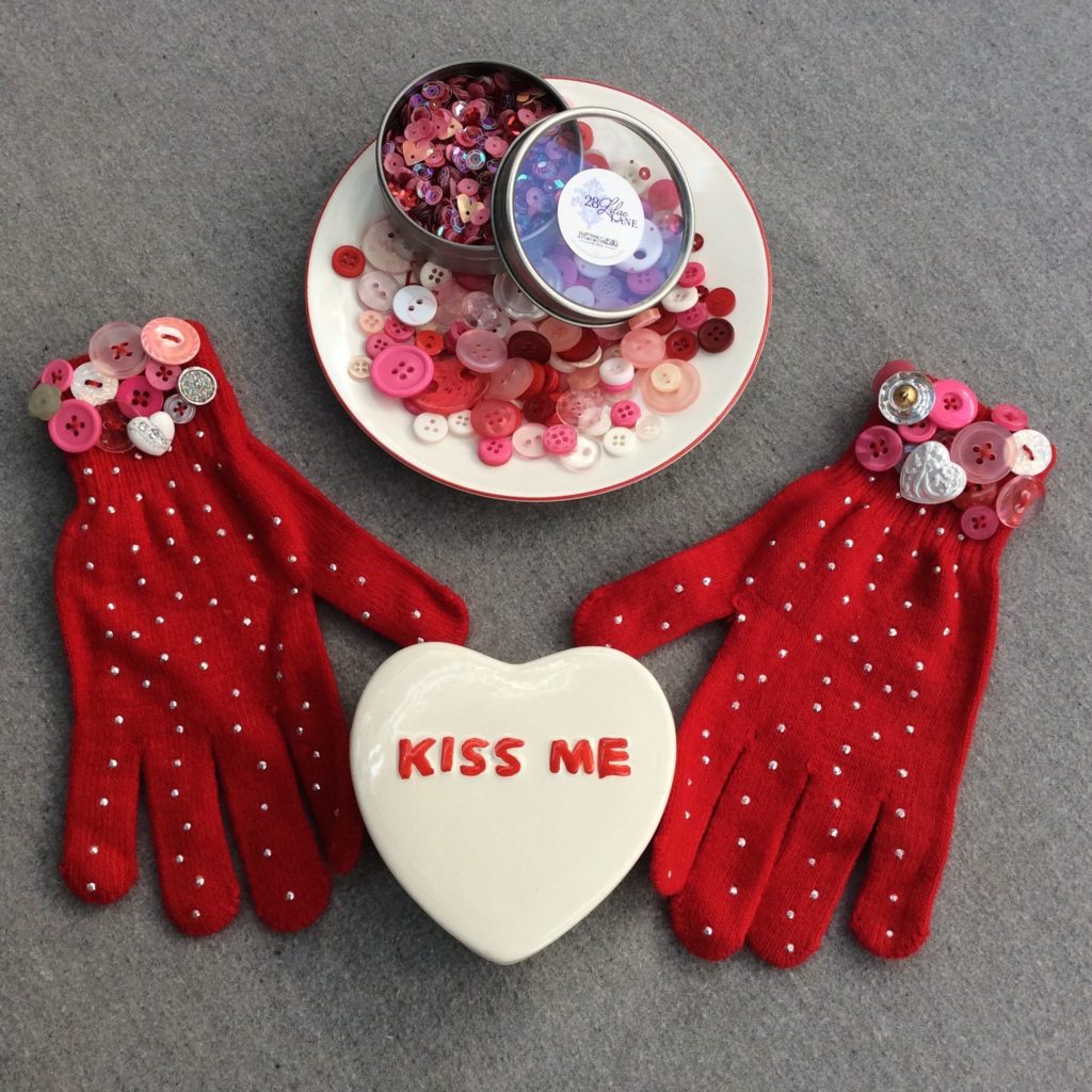 Embellished Gloves For Your Valentine