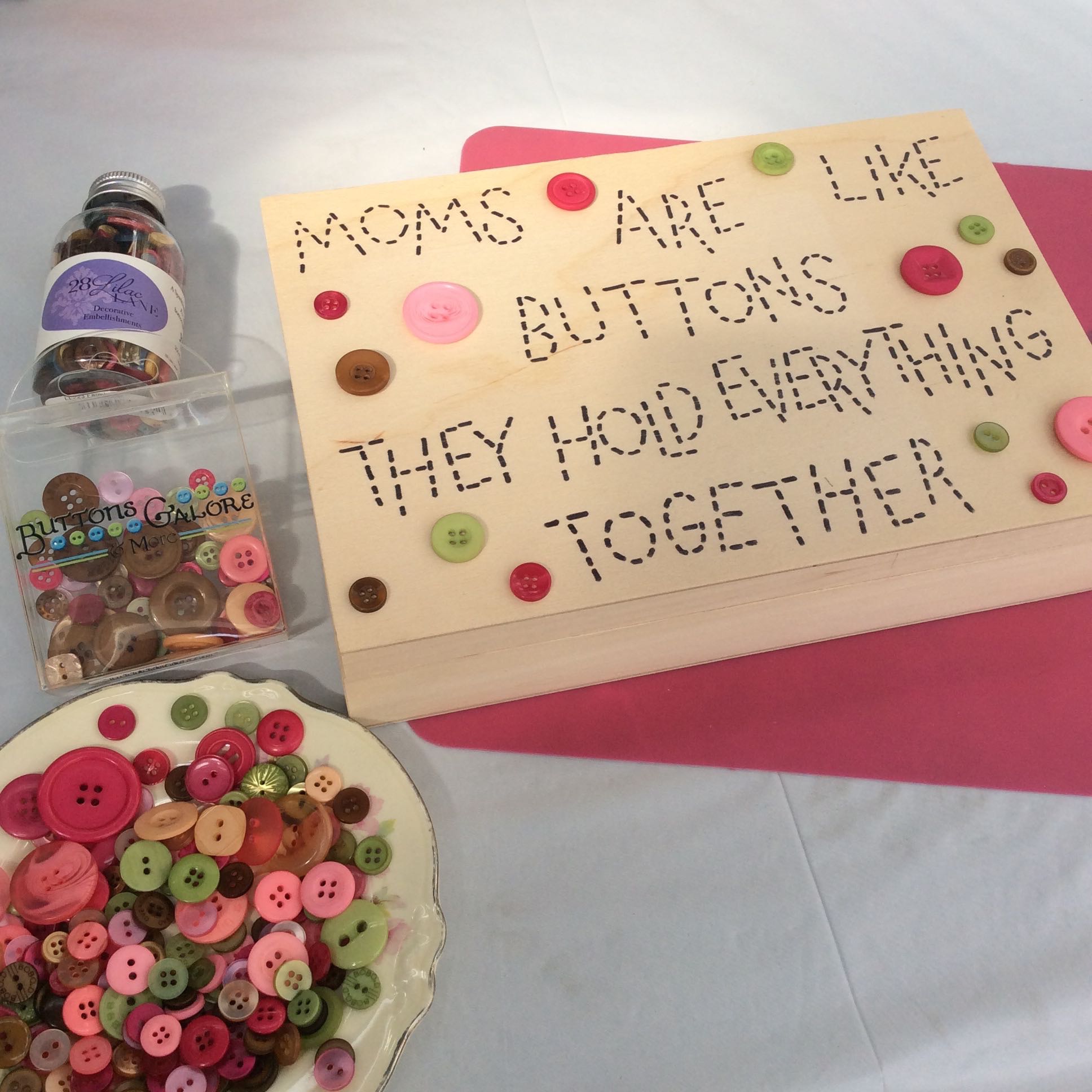 A Button Box for Mother's Day